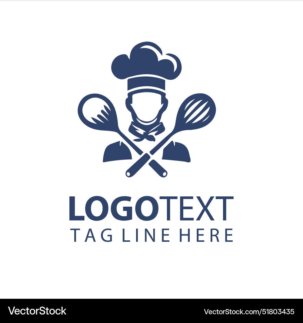 Chef logo Royalty Free Vector Image - VectorStock