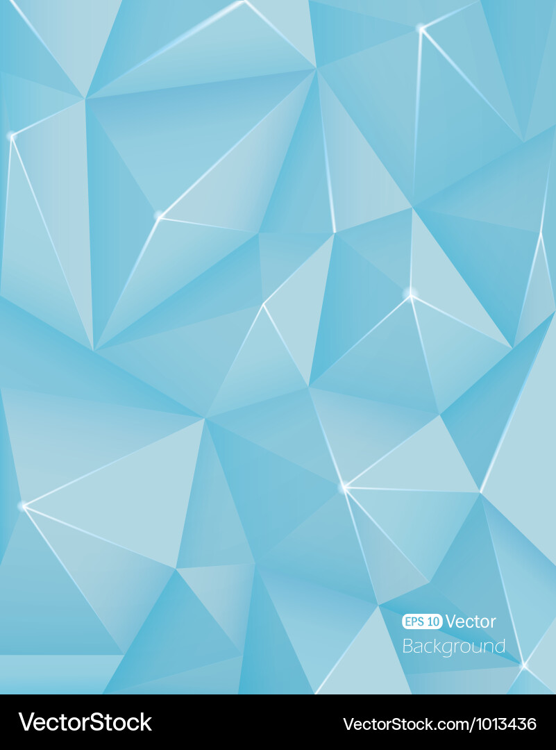 Light Blue Geometric Background Royalty Free Vector Image
