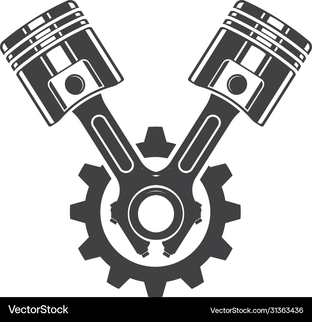 Piston icon design Royalty Free Vector Image - VectorStock
