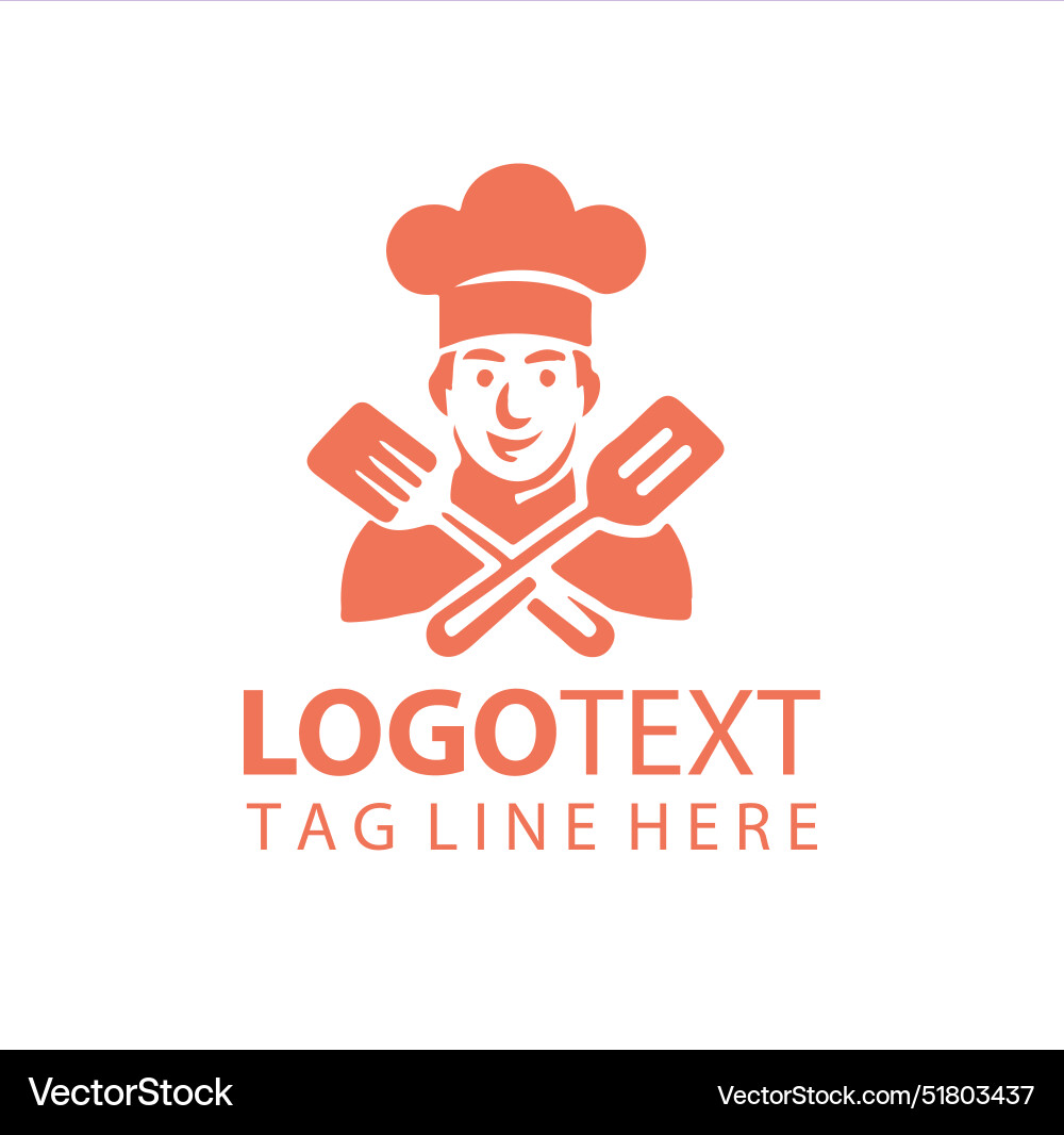 Chef logo Royalty Free Vector Image - VectorStock