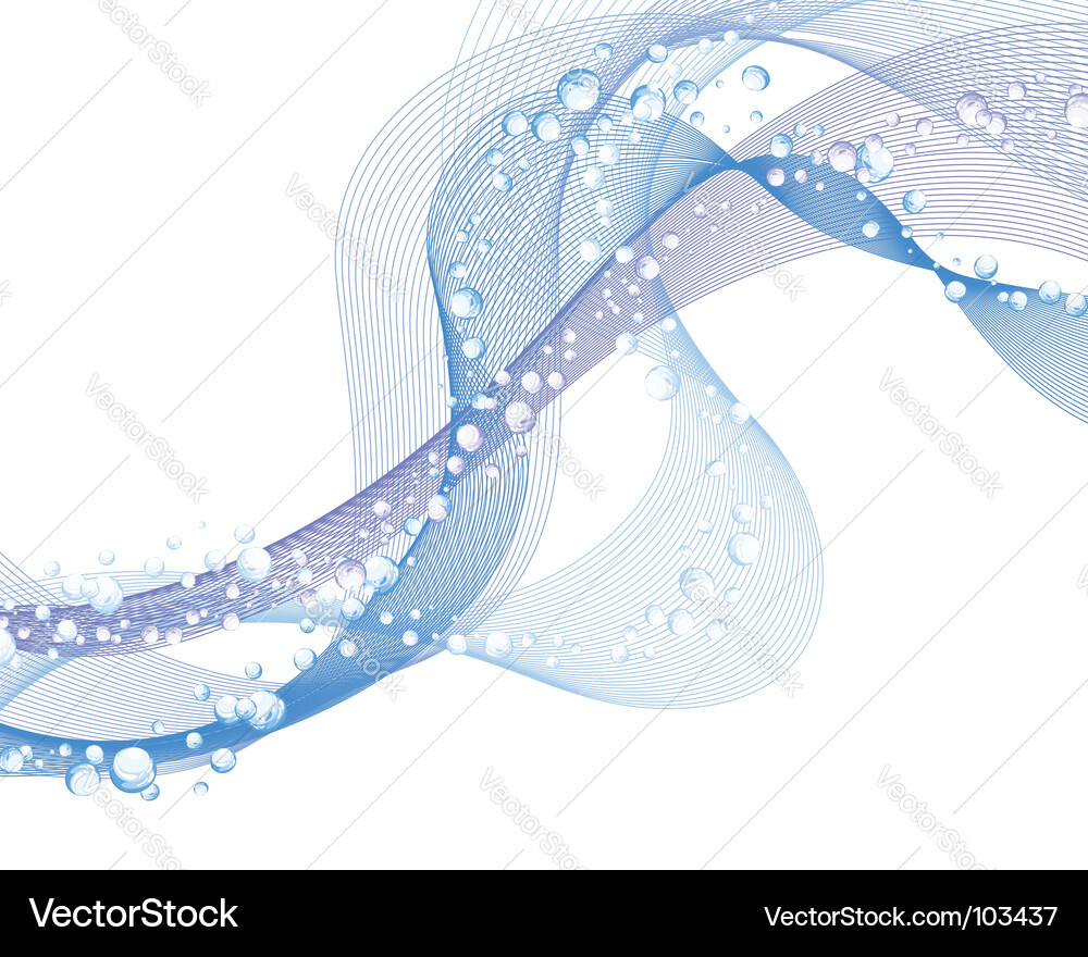 Water background Royalty Free Vector Image - VectorStock