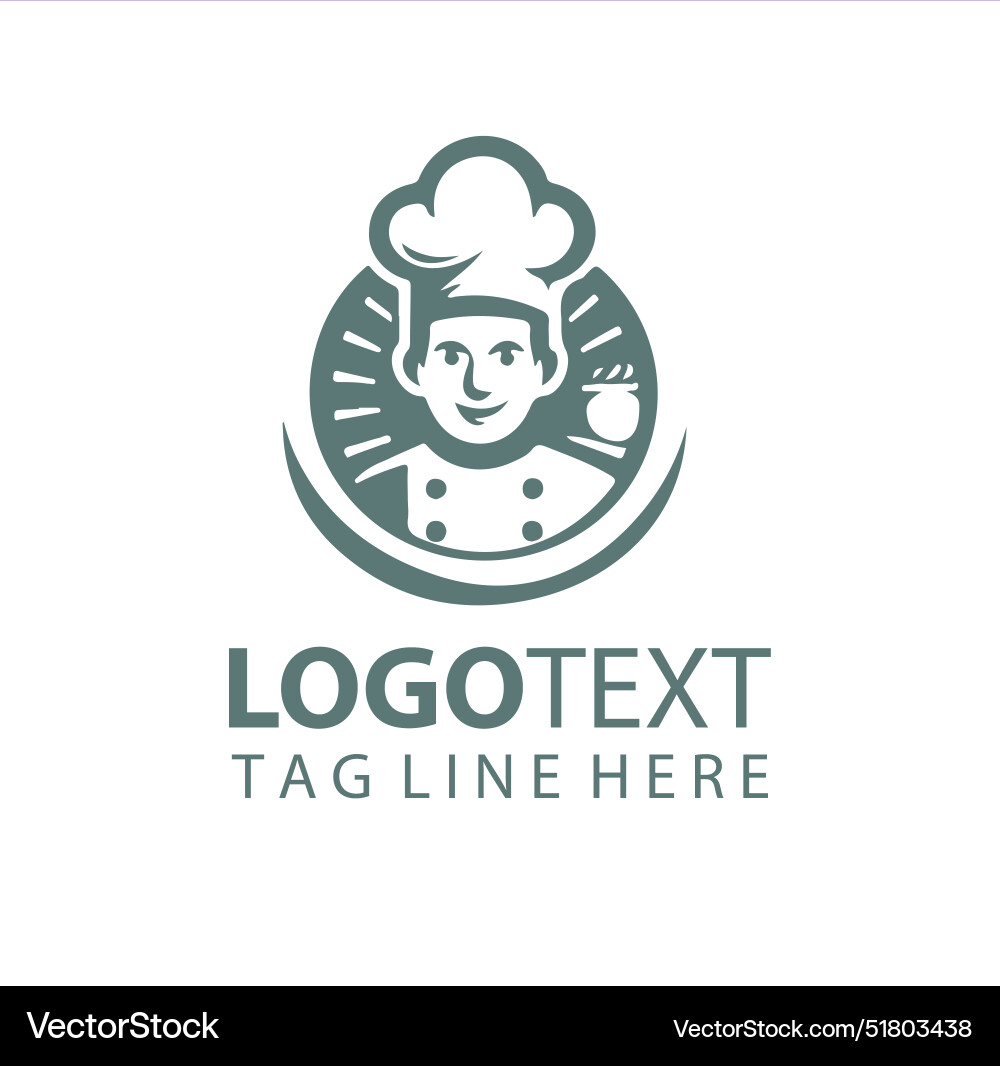 Chef logo Royalty Free Vector Image - VectorStock