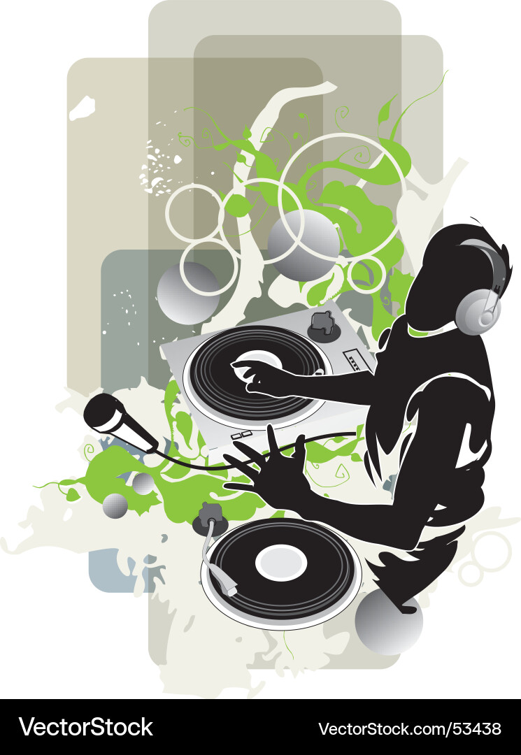 Dj Royalty Free Vector Image - VectorStock