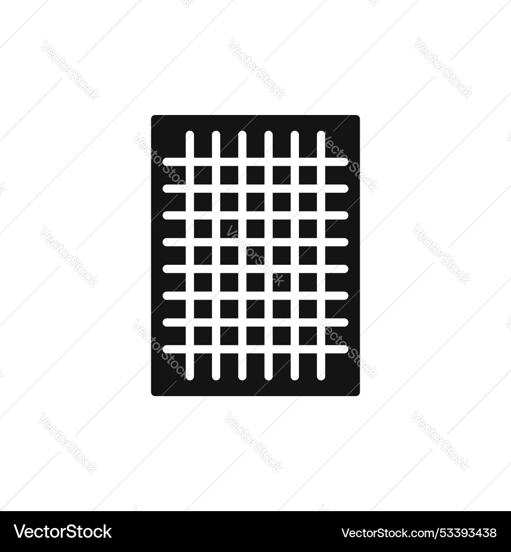 Mosquito net icon isolated on white background Vector Image