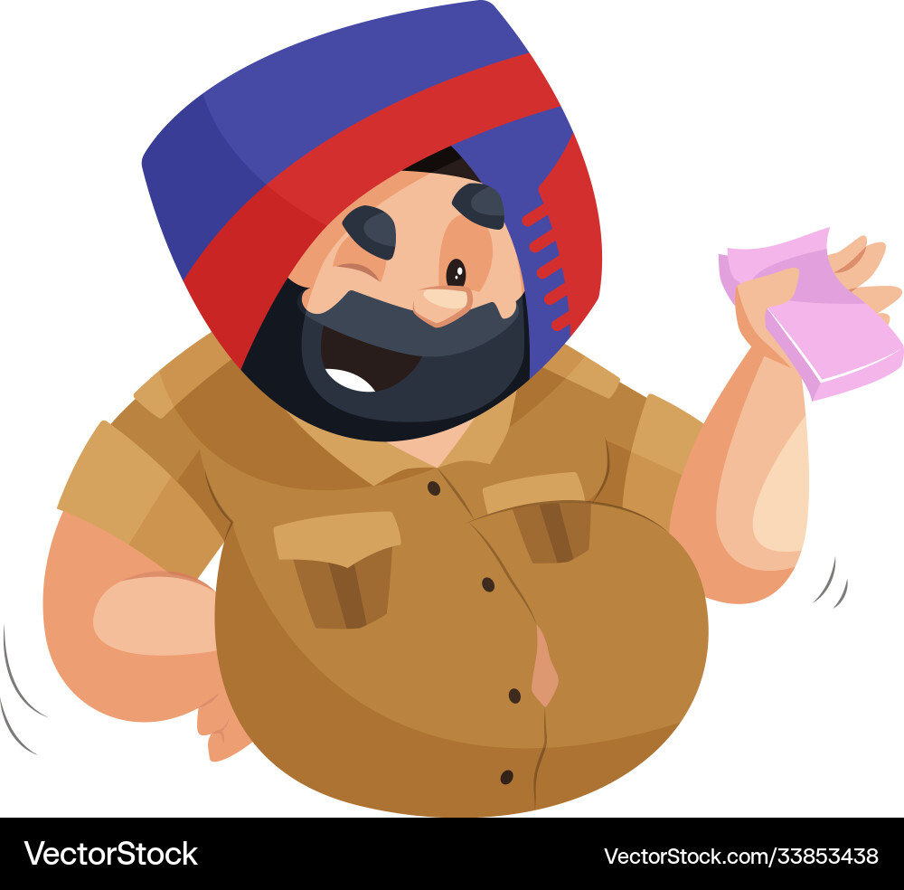 Police man Royalty Free Vector Image - VectorStock