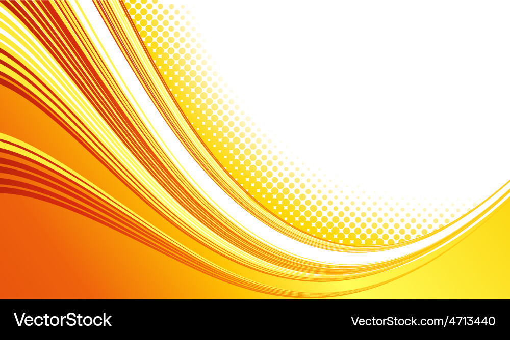 Abstract curved lines background template Vector Image