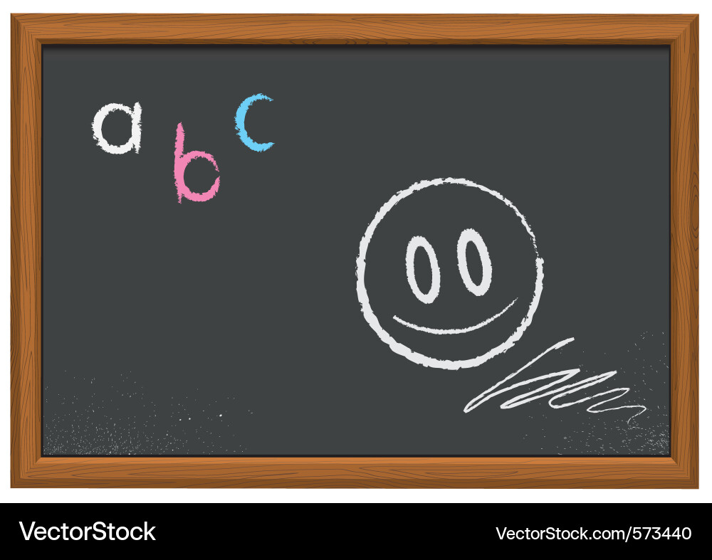 Chalkboard Royalty Free Vector Image - VectorStock