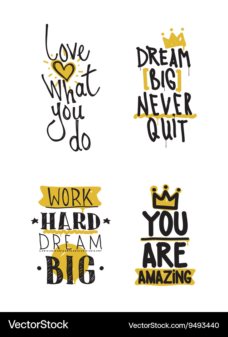 Color inspirational set Royalty Free Vector Image
