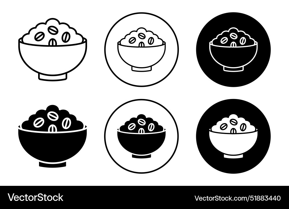Granola icon Royalty Free Vector Image - VectorStock