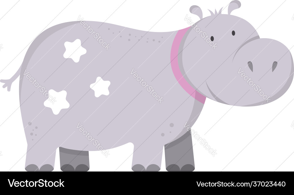 Hippo Royalty Free Vector Image - VectorStock