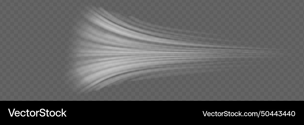 Light trail wave fire path trace line and effect Vector Image