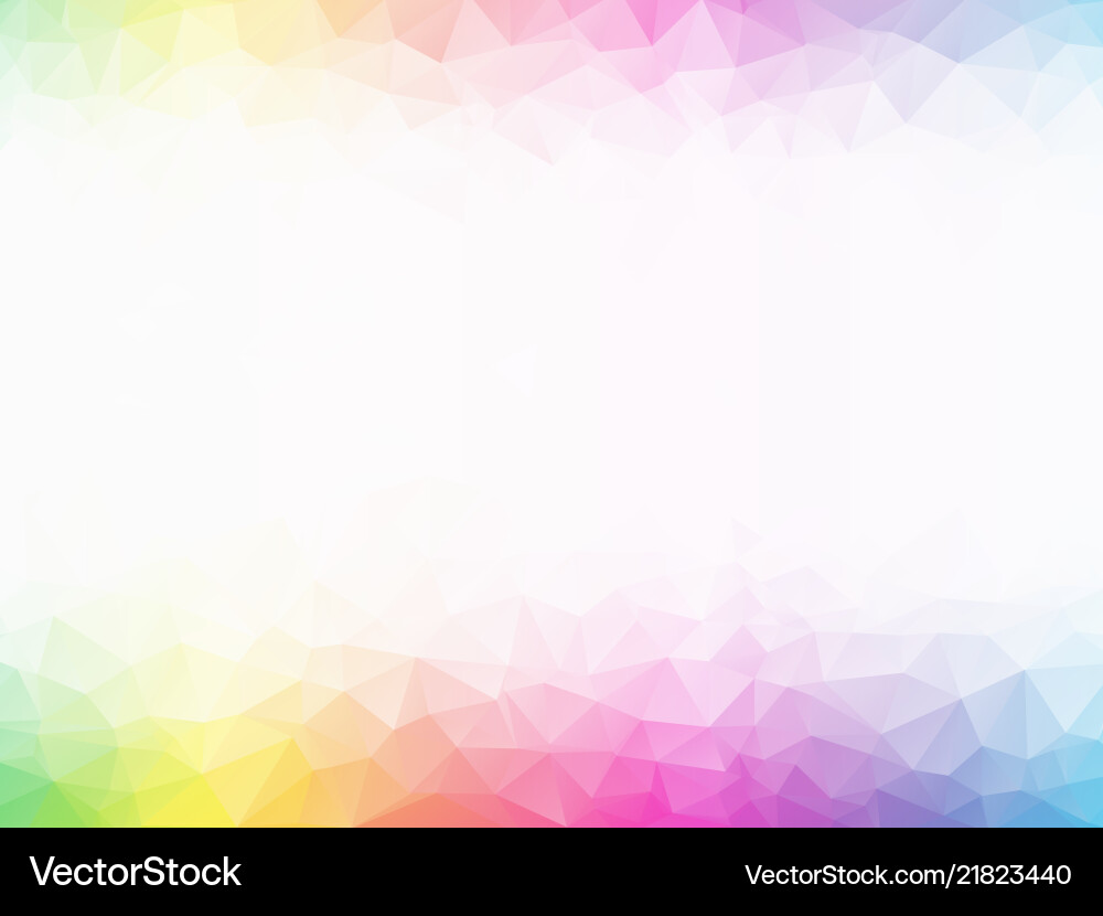 Rainbow Geometric Background Royalty Free Vector Image