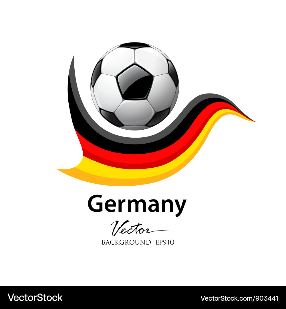 Football team germany Royalty Free Vector Image