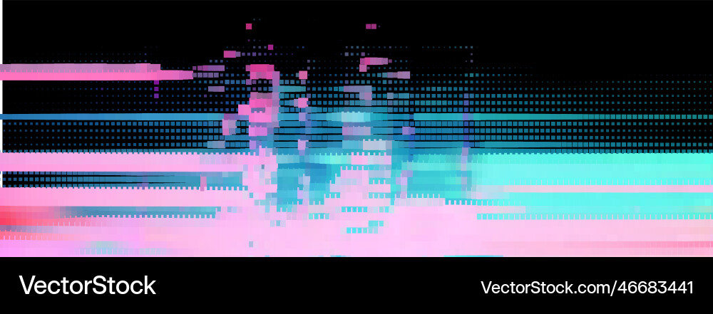 Glitchy Dark Pattern Royalty Free Vector Image