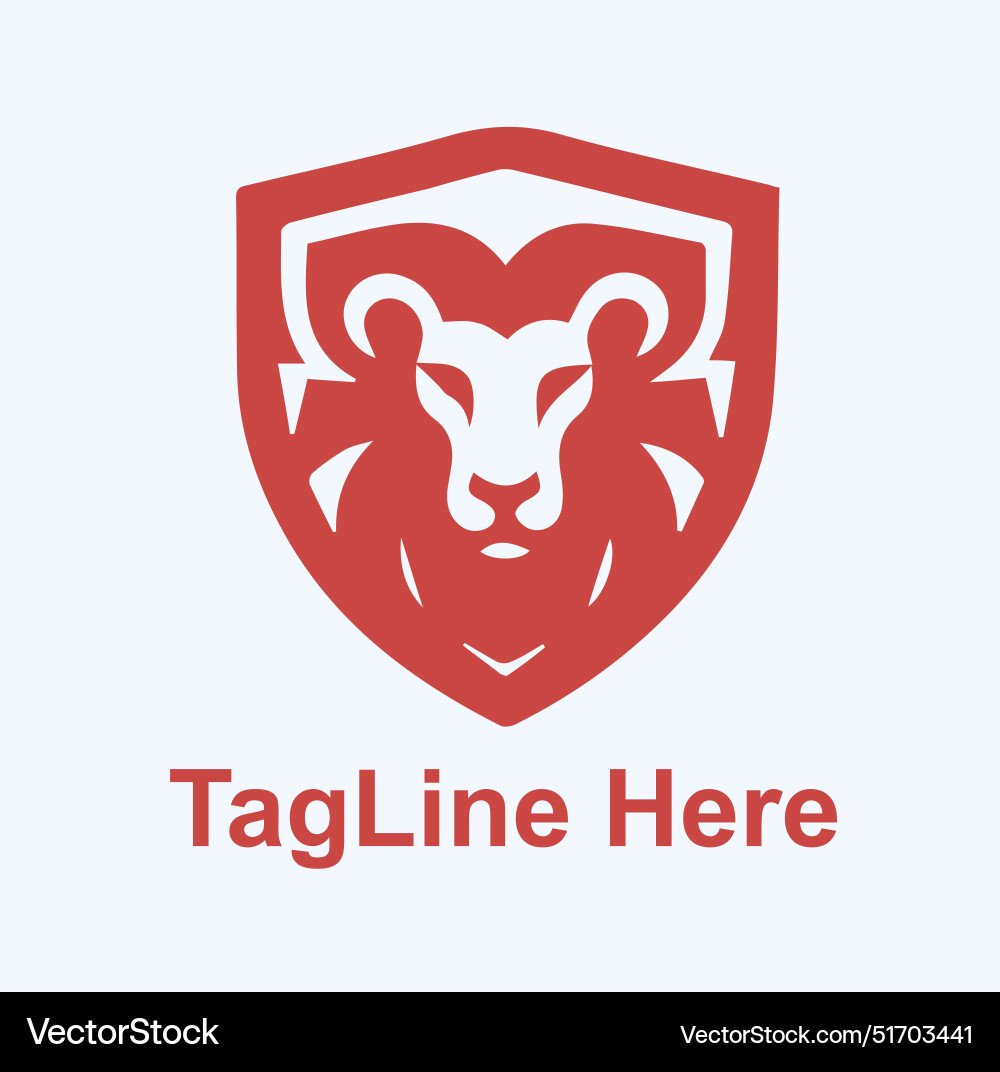 Lion shield logo Royalty Free Vector Image - VectorStock