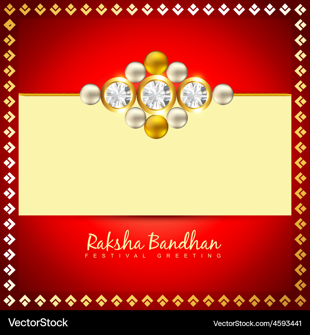 Raksha bandhan festival Royalty Free Vector Image