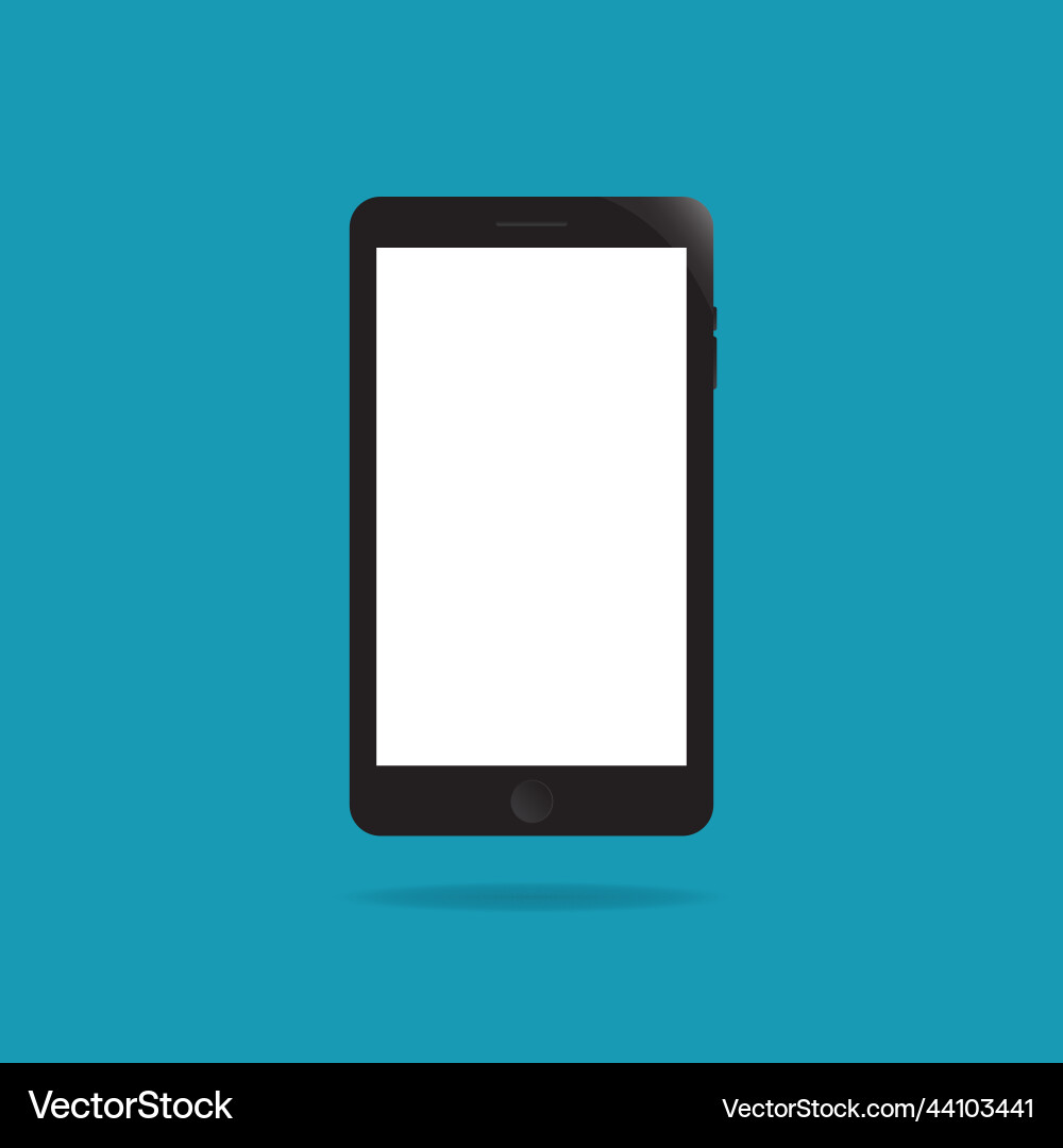 Smartphone flat icon style cellphone pictogram Vector Image