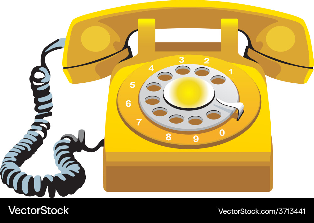 Telephone Royalty Free Vector Image - VectorStock