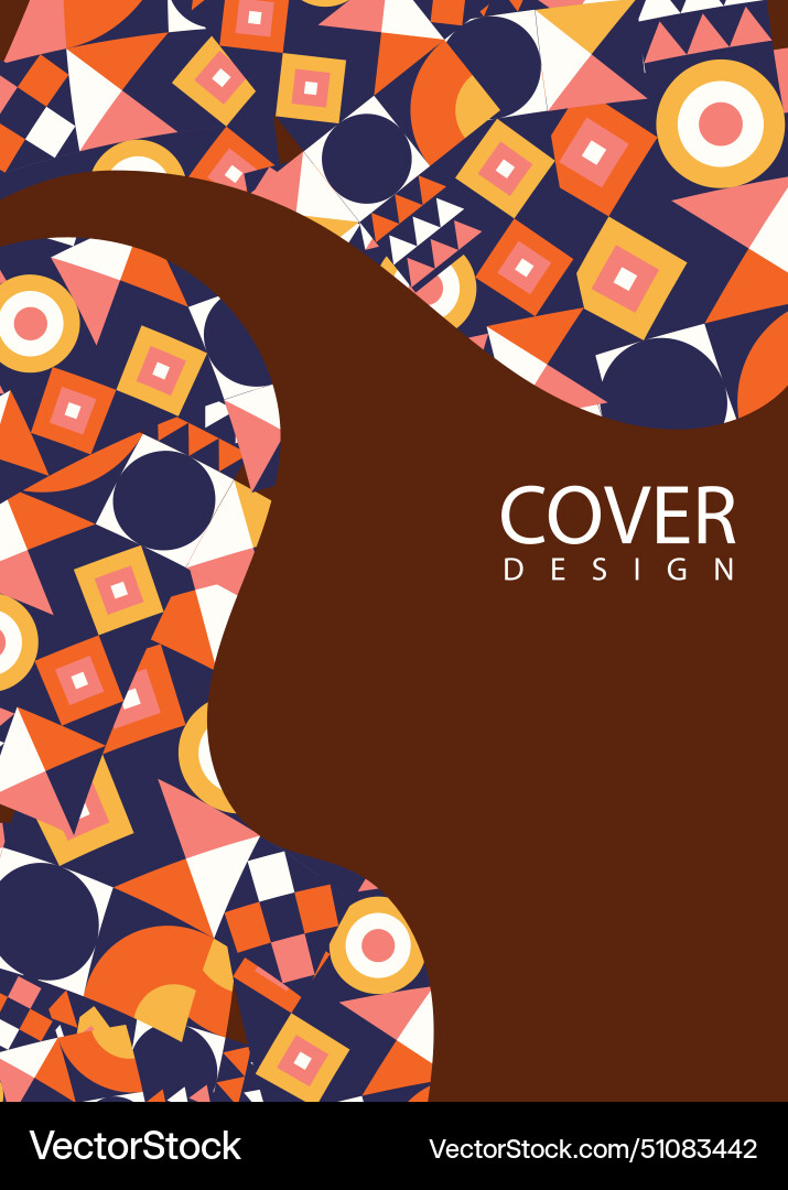 Cover design Royalty Free Vector Image - VectorStock