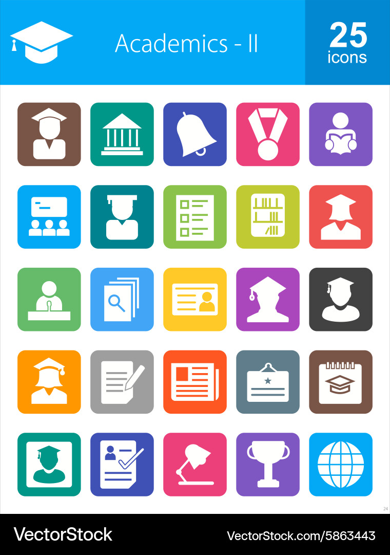 Academics Royalty Free Vector Image - VectorStock