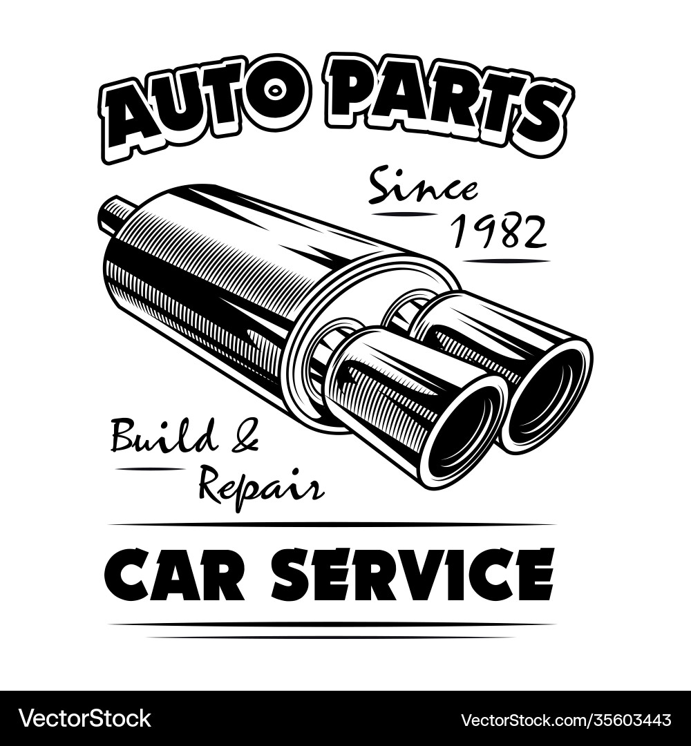 Auto parts Royalty Free Vector Image - VectorStock