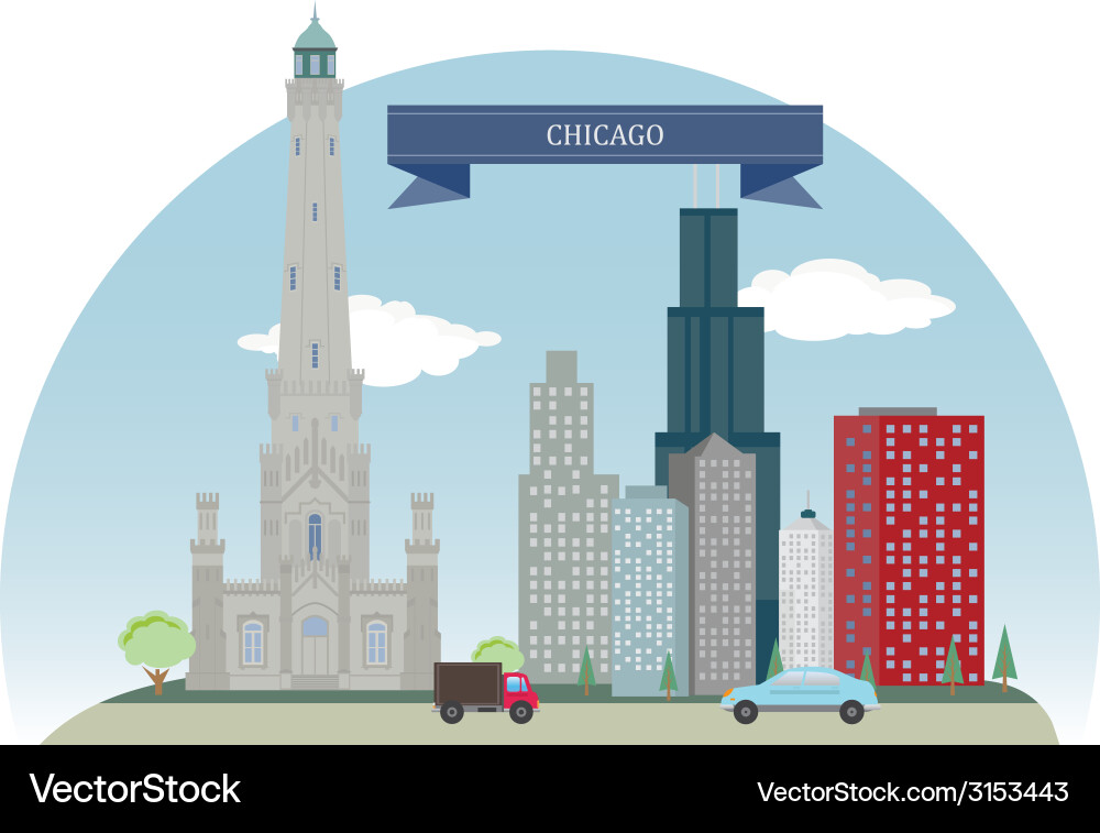 Chicago Royalty Free Vector Image - VectorStock