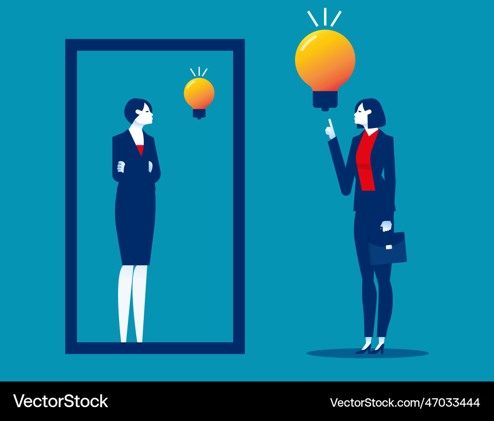 Thinking inside and outside the box Royalty Free Vector