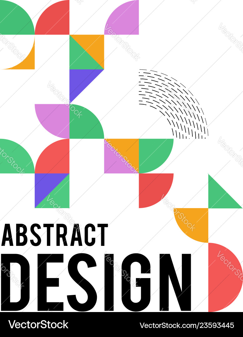 Modern Geometric Shapes Royalty Free Vector Image