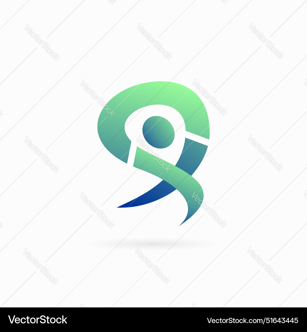 Runner people logo with letter x shapes Royalty Free Vector