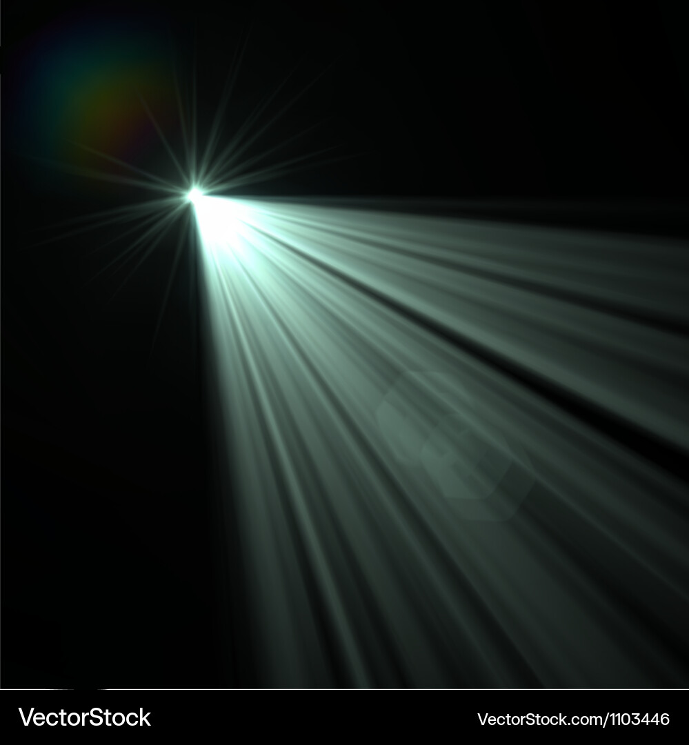 Blue flare Royalty Free Vector Image - VectorStock