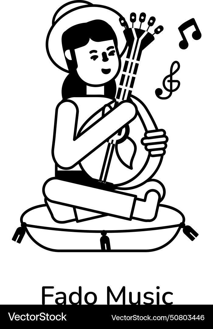 Fado music Royalty Free Vector Image - VectorStock