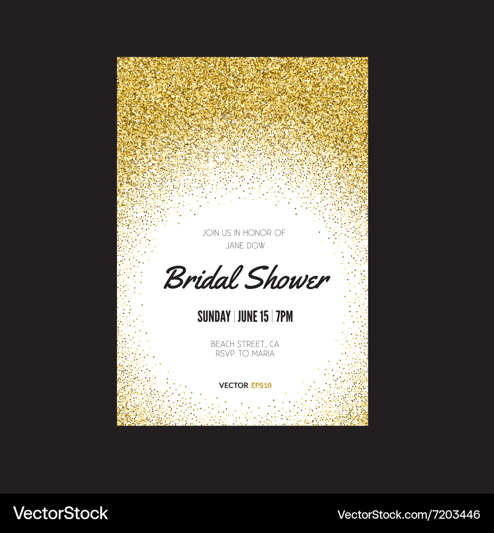 Golden card Royalty Free Vector Image - VectorStock