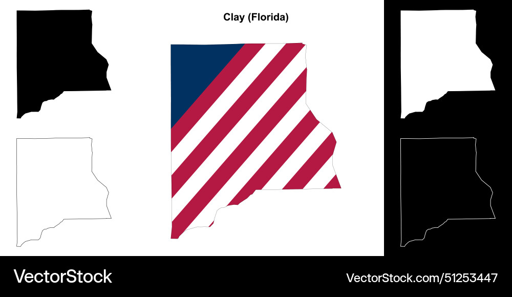 Clay outline map Royalty Free Vector Image - VectorStock