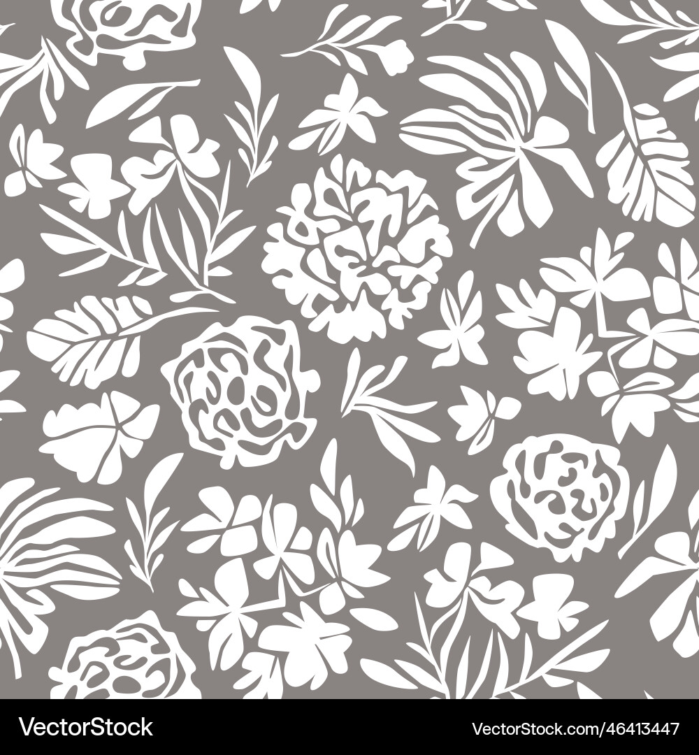 Elegant Floral Pattern Royalty Free Vector Image