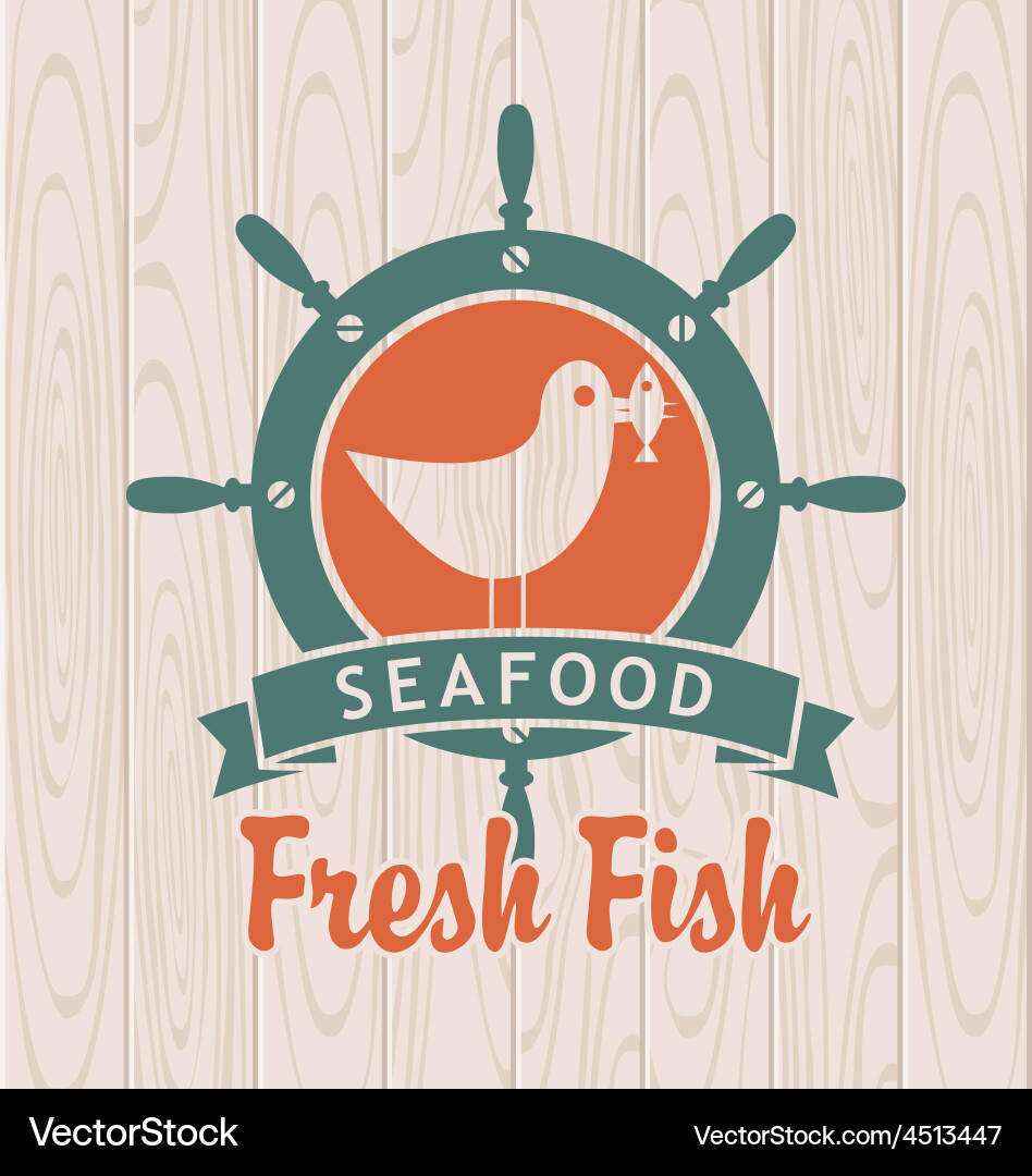 Fresh fish Royalty Free Vector Image - VectorStock
