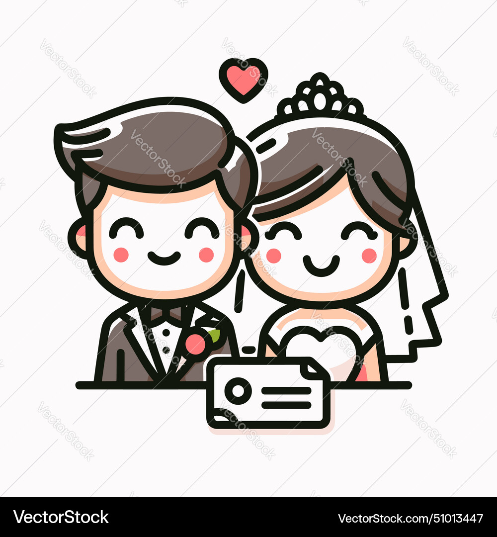 Simple wedding icon Royalty Free Vector Image - VectorStock