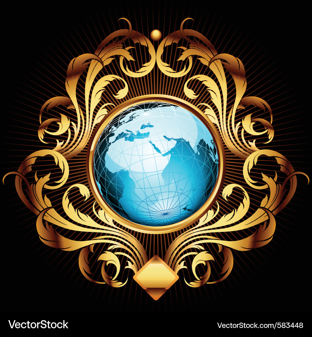 Ornate frame Royalty Free Vector Image - VectorStock