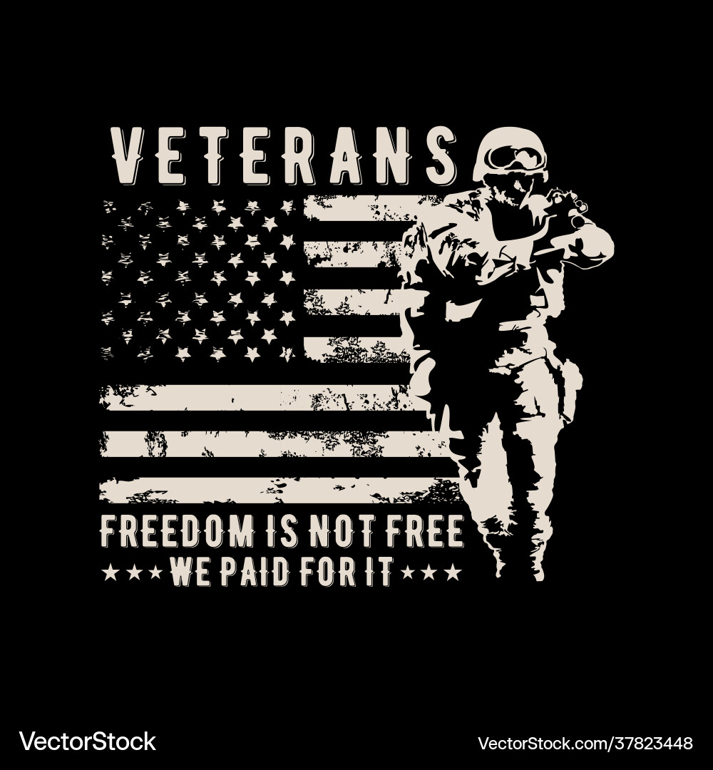 Veteran design Royalty Free Vector Image - VectorStock