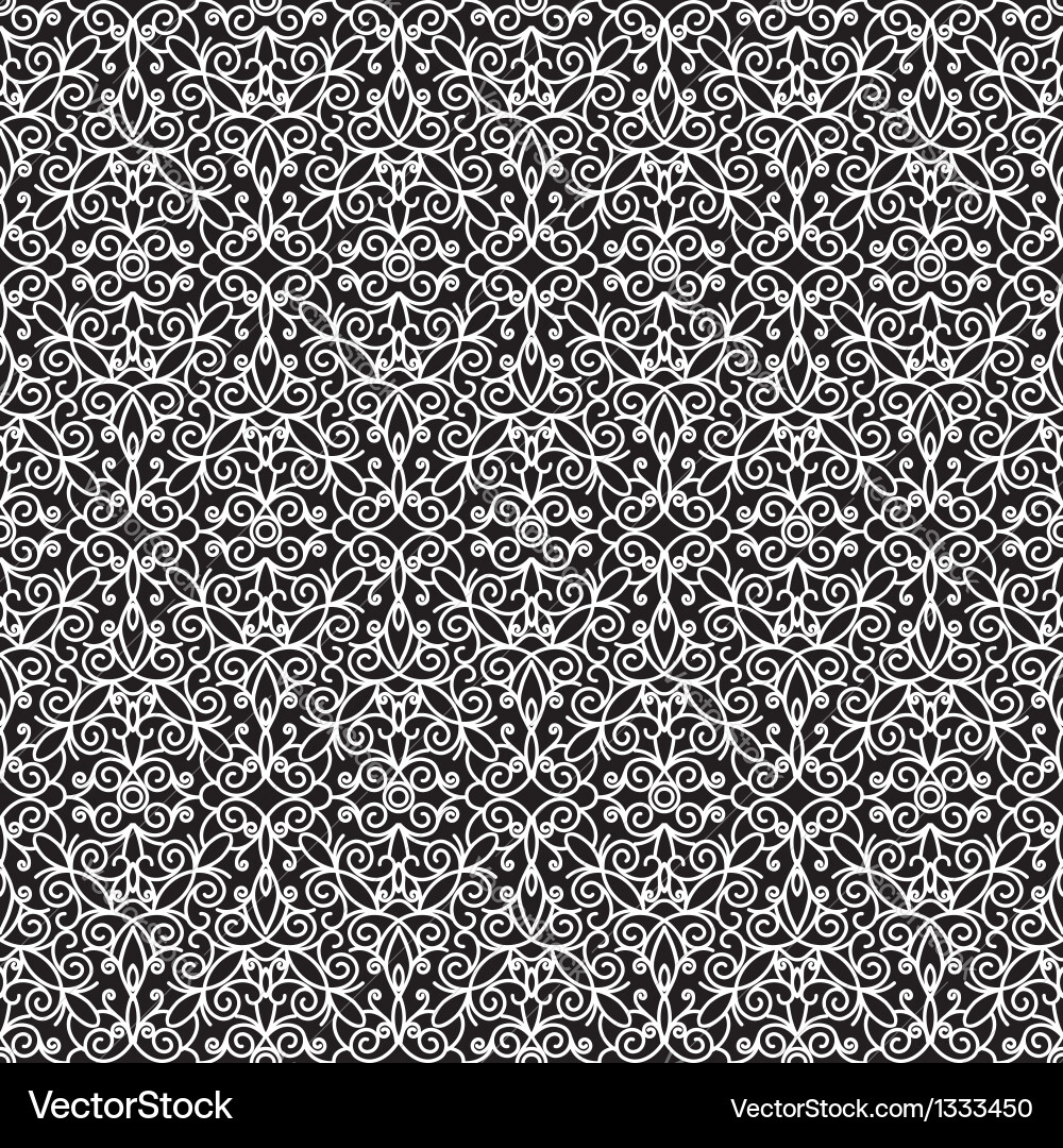 White lace pattern Royalty Free Vector Image - VectorStock