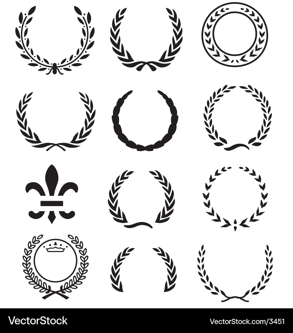Laurels Royalty Free Vector Image - VectorStock