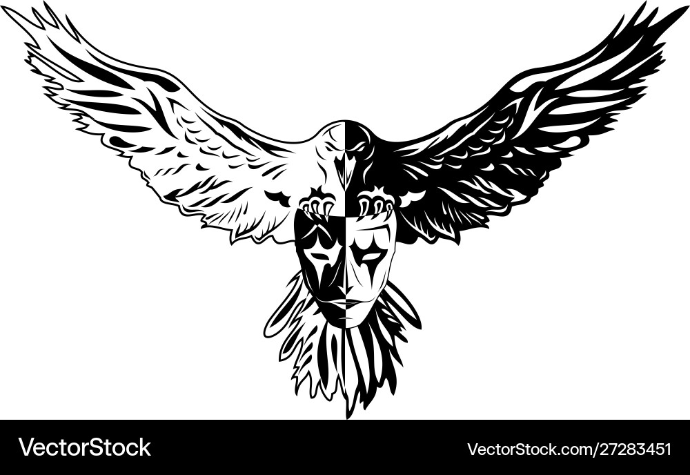 Raven 0002 Royalty Free Vector Image - VectorStock