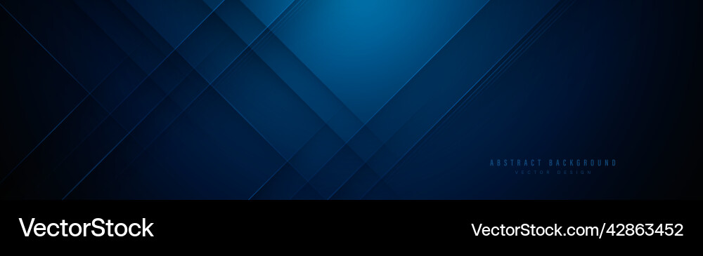 Abstract dark blue gradient background Royalty Free Vector
