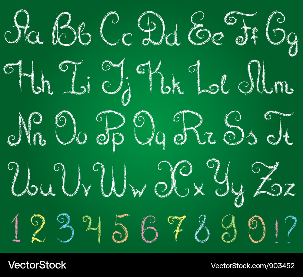 Alphabet Royalty Free Vector Image - VectorStock