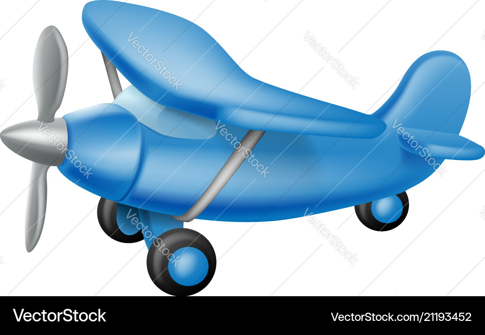 Cute little plane Royalty Free Vector Image - VectorStock