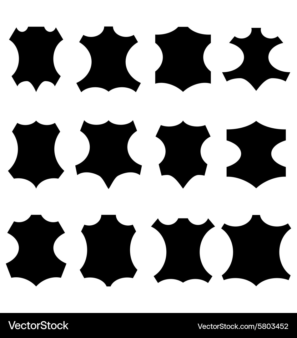 Leather sign Royalty Free Vector Image - VectorStock