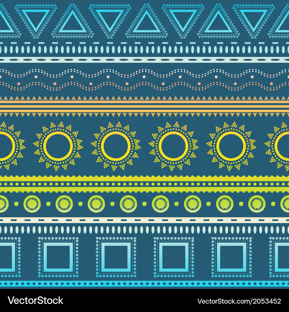 Tribal Striped Pattern Royalty Free Vector Image