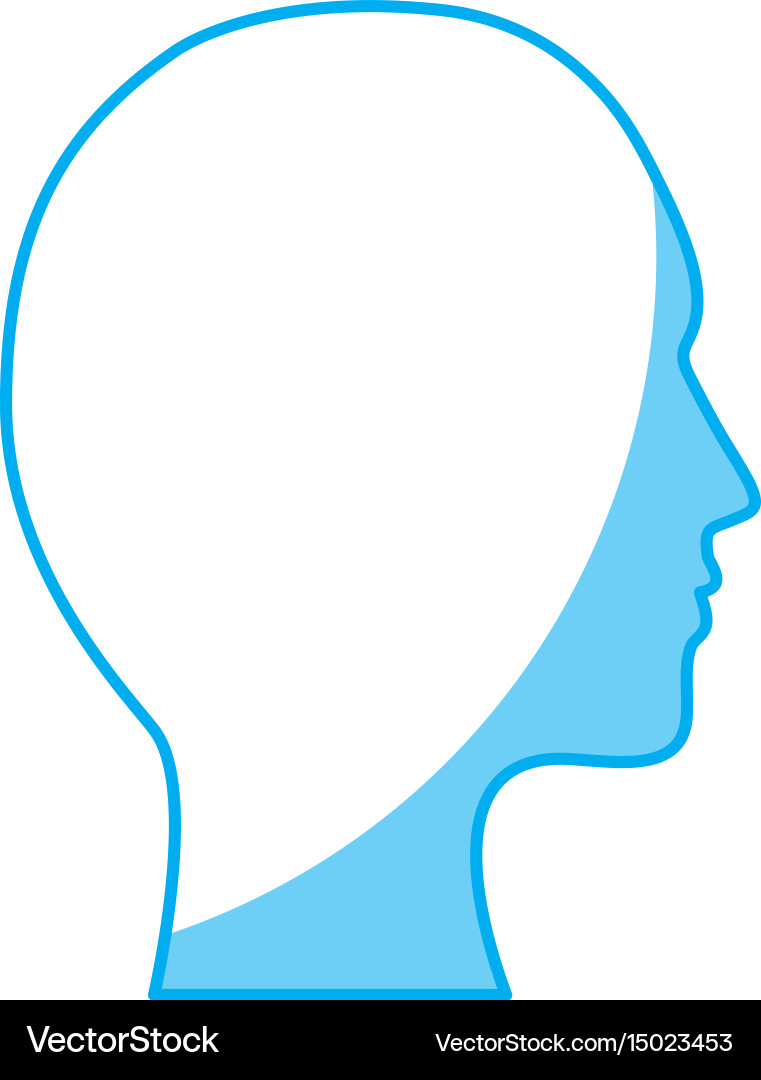 Human head icon Royalty Free Vector Image - VectorStock