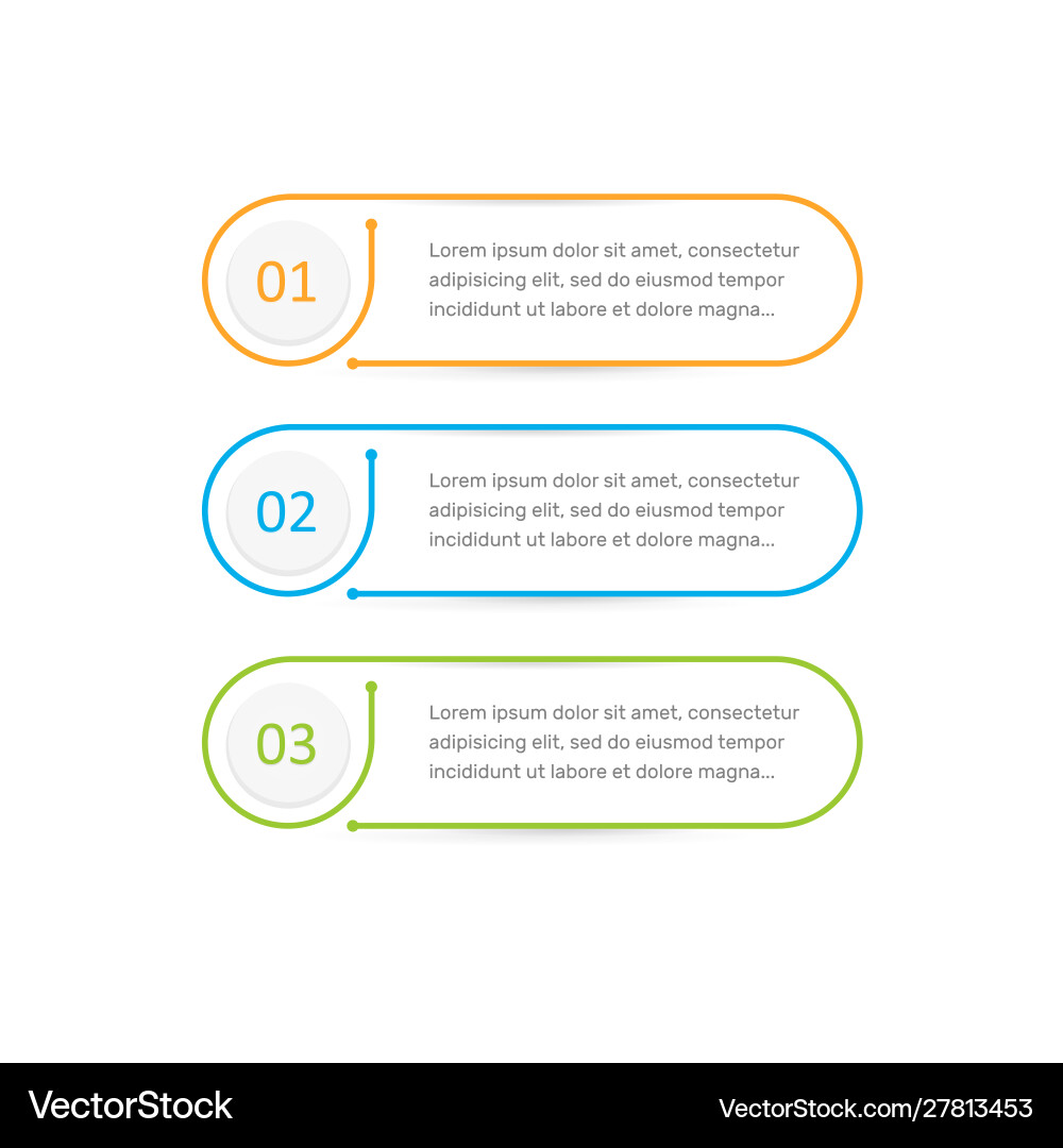 Step Infographic Elements Royalty Free Vector Image