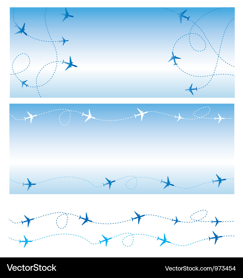 Air travel Royalty Free Vector Image - VectorStock