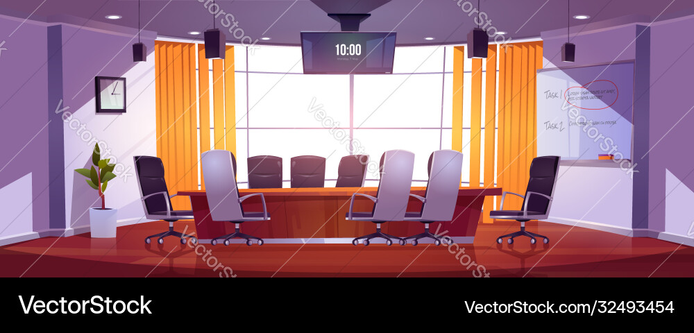 Modern Conference Room Royalty Free Vector Image